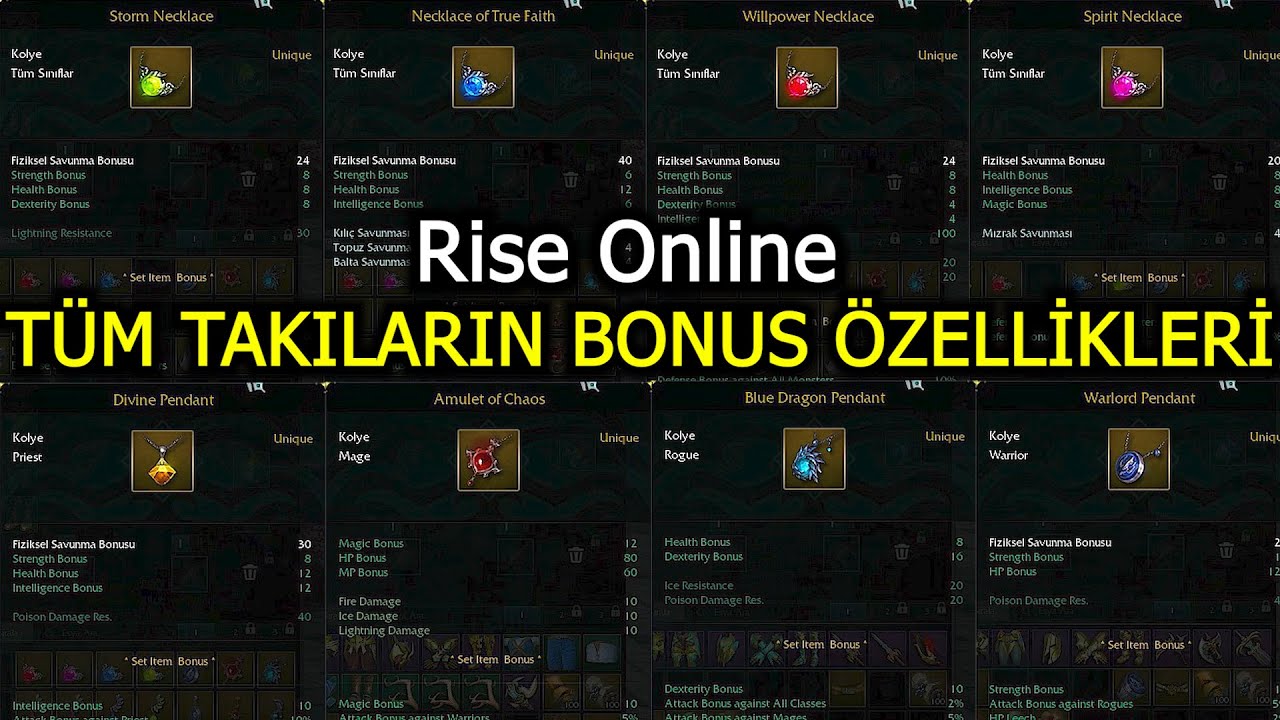 🥇 Rise Online Set Bonusları: Oyuncular İçin 7 Stratejik İpucu