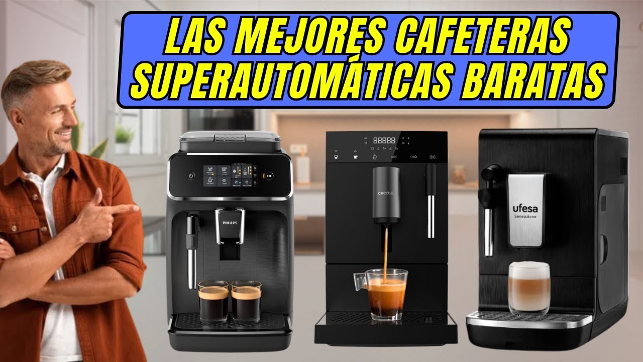 🥇 Mejor cafetera superautomática OCU: 5 opciones destacadas para disfrutar
